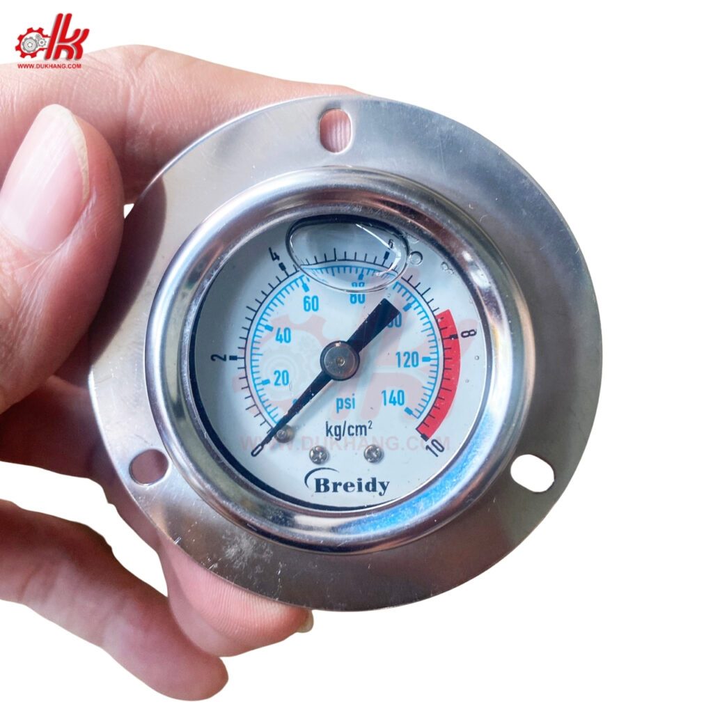 Đồng hồ áp suất BREIDY Y40 - Vật tư công nghiệp - Dủ Khang