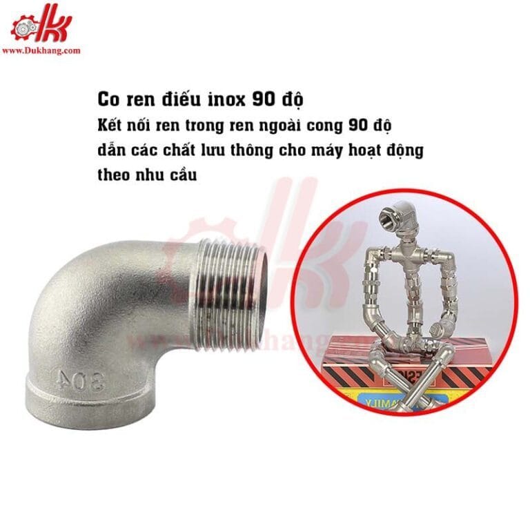 🌏Sale37% Co ren trong ren ngoài inox - Co điếu inox giá rẻ ở tphcm ...