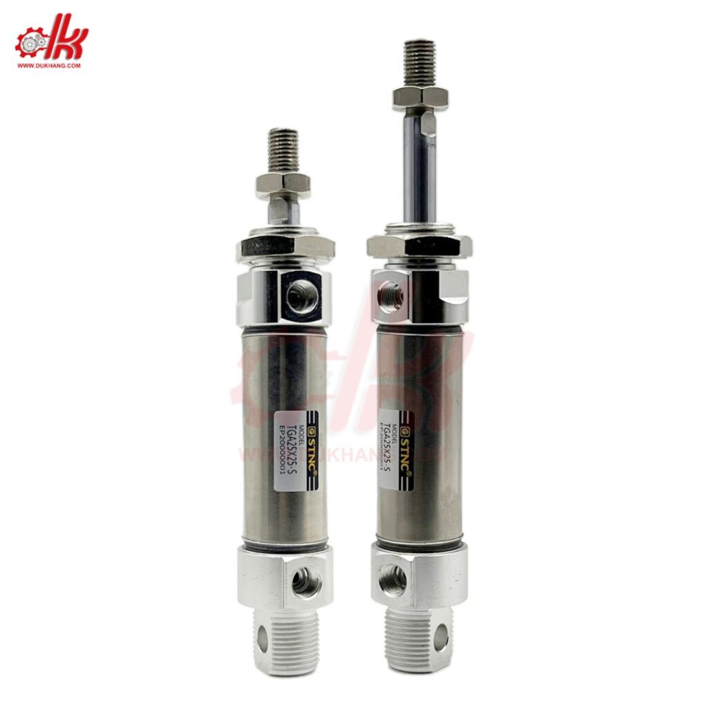 Xi lanh tròn inox STNC TGA 16 20 25 32 40 - Vật tư công nghiệp - Du Khang