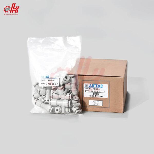 Ngã Ba Nối Khí Nén Giữa Nhỏ AIRTAC PEG6 PEG8 PEG10 PEG12 - Vật tư công nghiệp - Dủ Khang